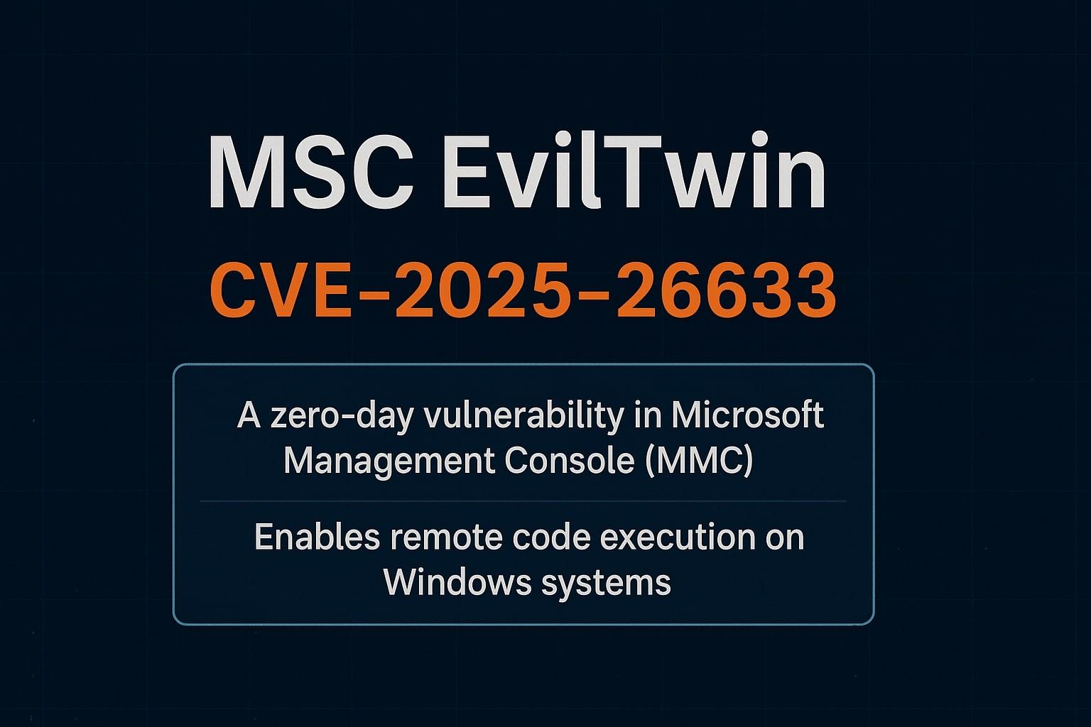MSC EvilTwin (CVE-2025-26633): A Silent Saboteur in Microsoft’s MMC Console - www.itfunk.org